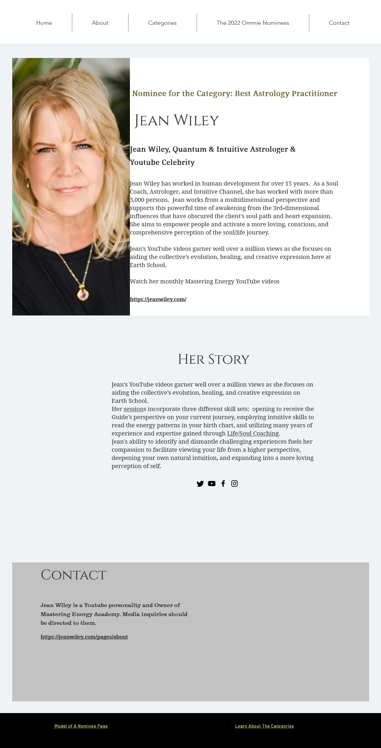 Honored ~ – Jean Wiley